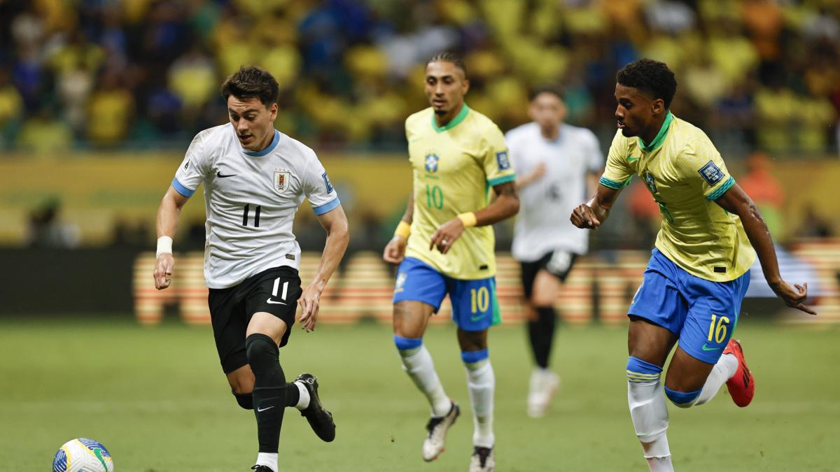 Brasil salva un empate contra Uruguay en la eliminatoria y sigue bajo ...