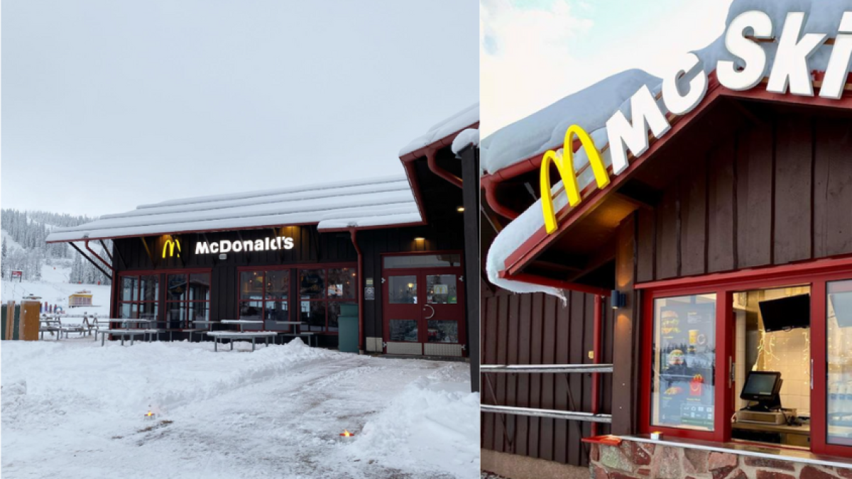 Así es McSki, el restaurante de McDonald’s en Suecia que se ha ...