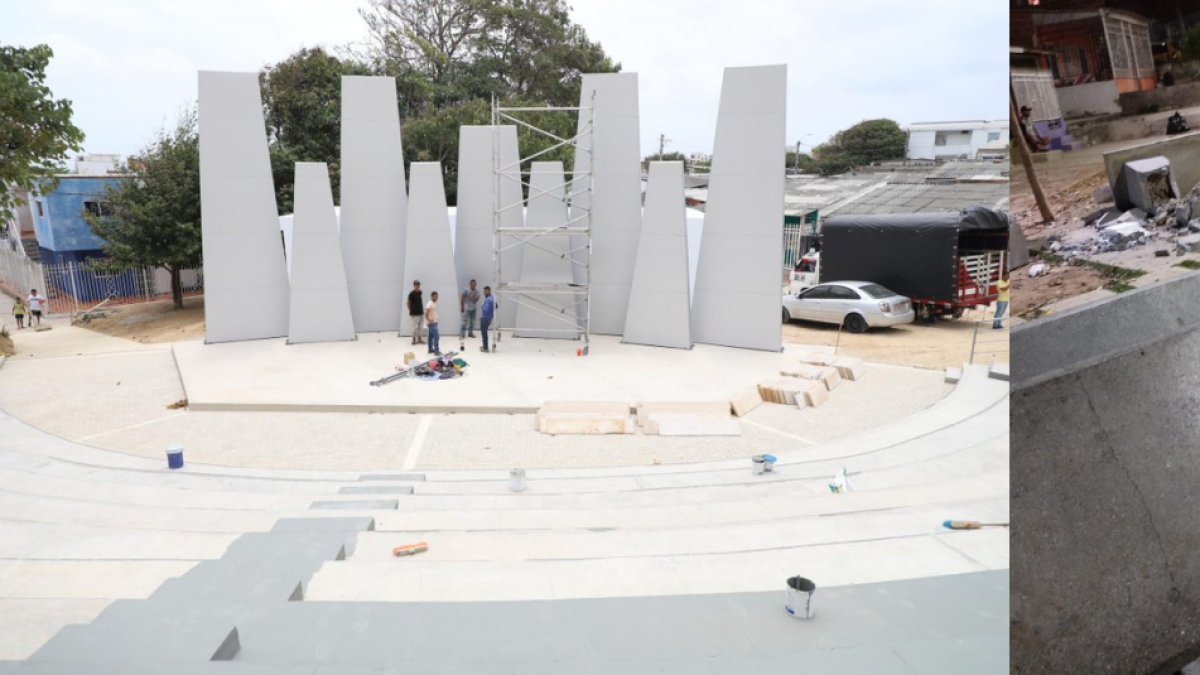 Video: vecinos destruyen sillas de un parque en Barranquilla para ...