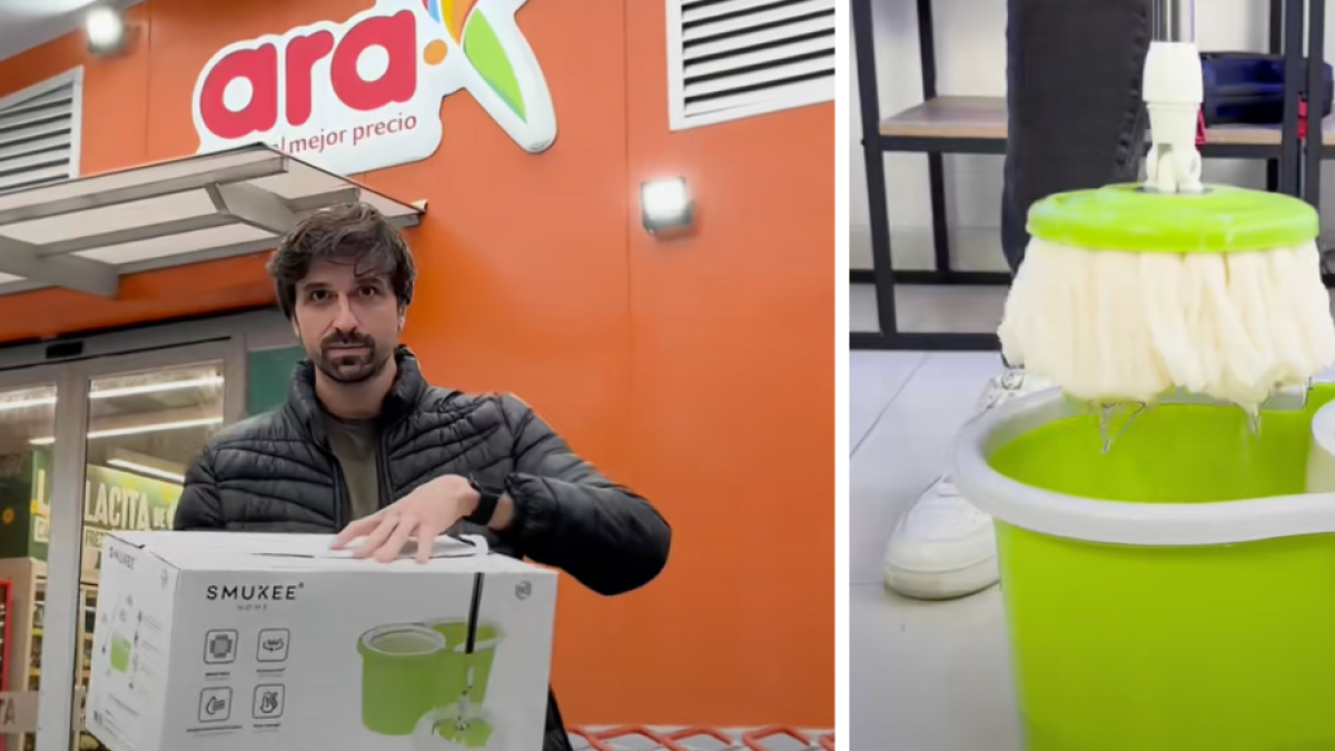 ¿Qué tan bueno es el trapero giratorio del Ara que viene con balde y ...