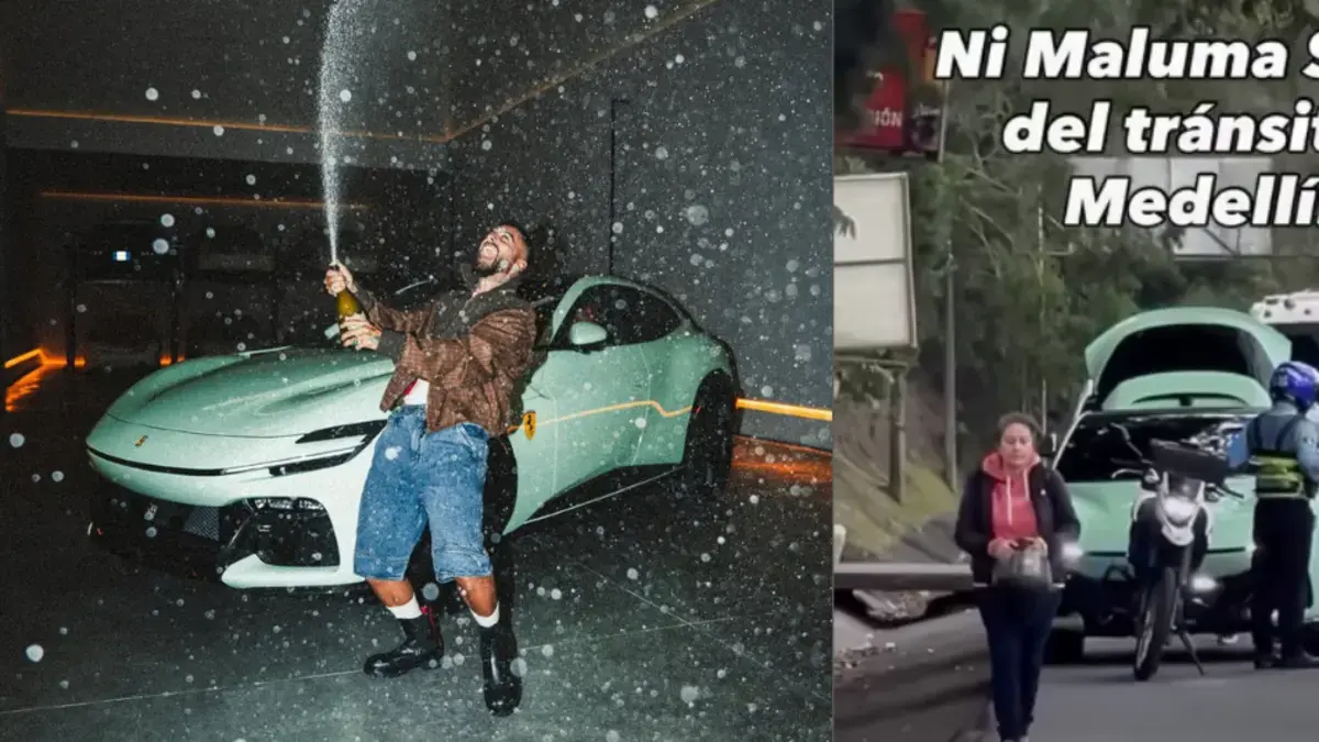 Video| Maluma salió a estrenar su Ferrari nuevo, único en el mundo, a ...