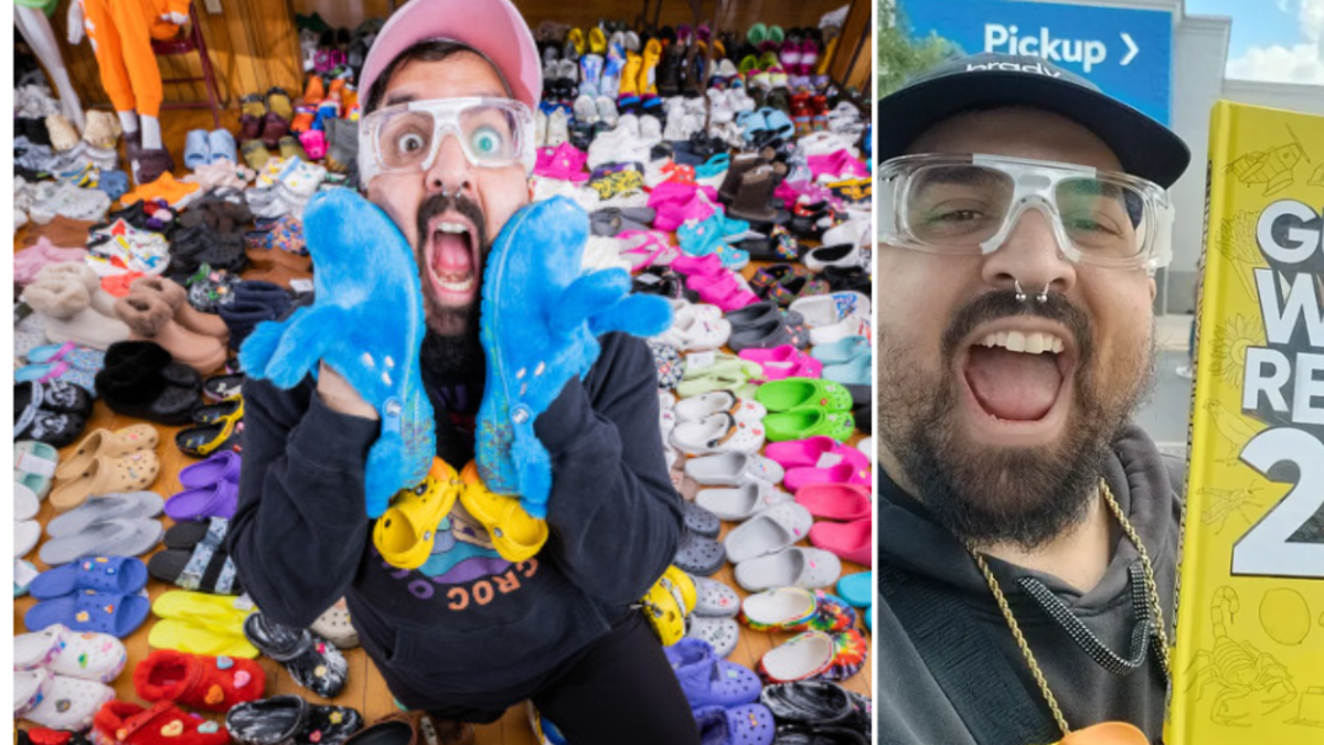 Rompió récord Guinness por su colección de Crocs: no sabía atarse los ...