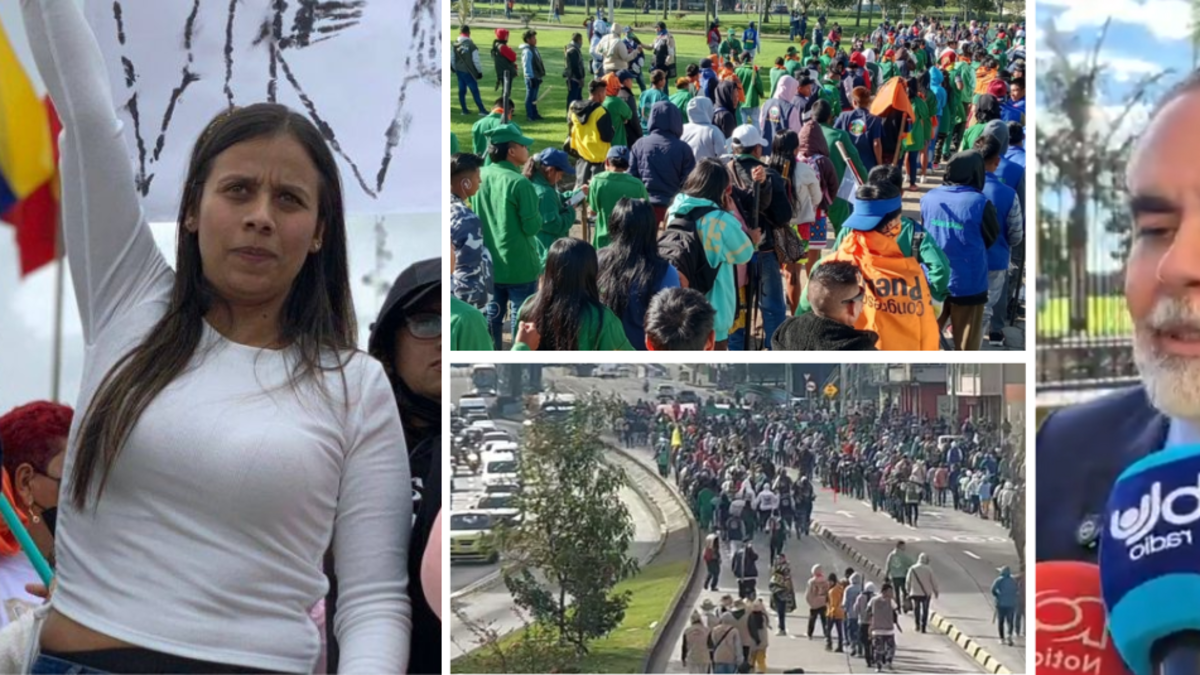 El nexo entre vocera de colectivo detrás de tomas en Bogotá y senador ...