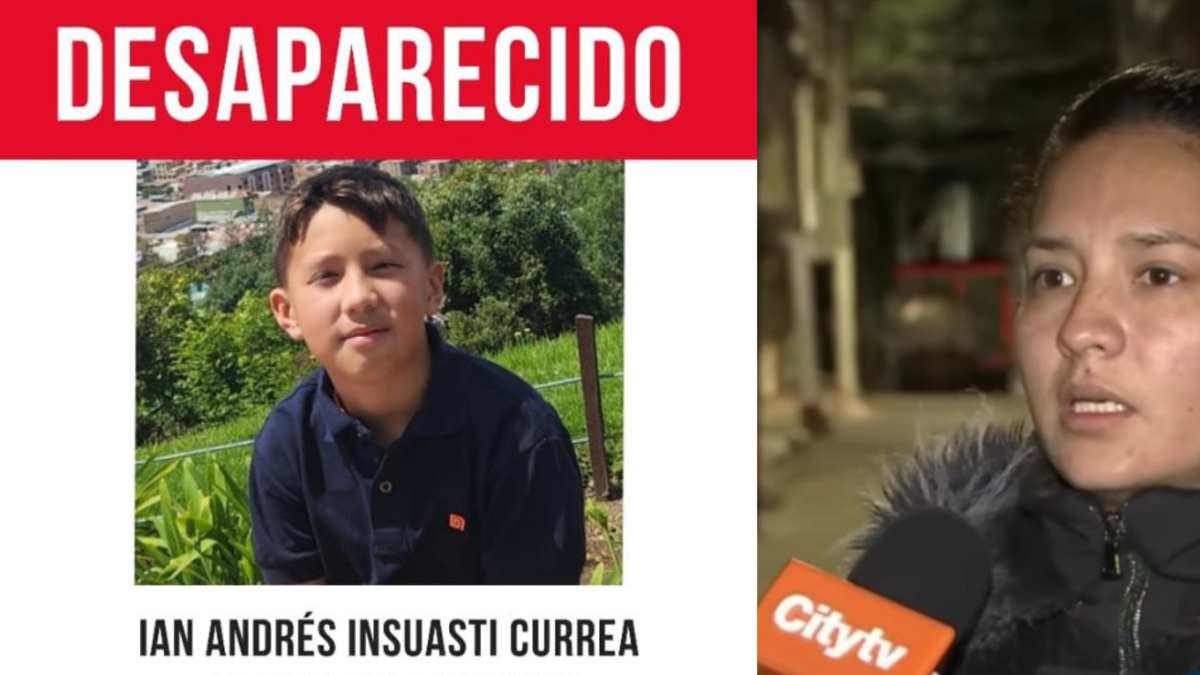 Familia busca a Ian Andrés, menor de 13 años desaparecido en Bogotá ...