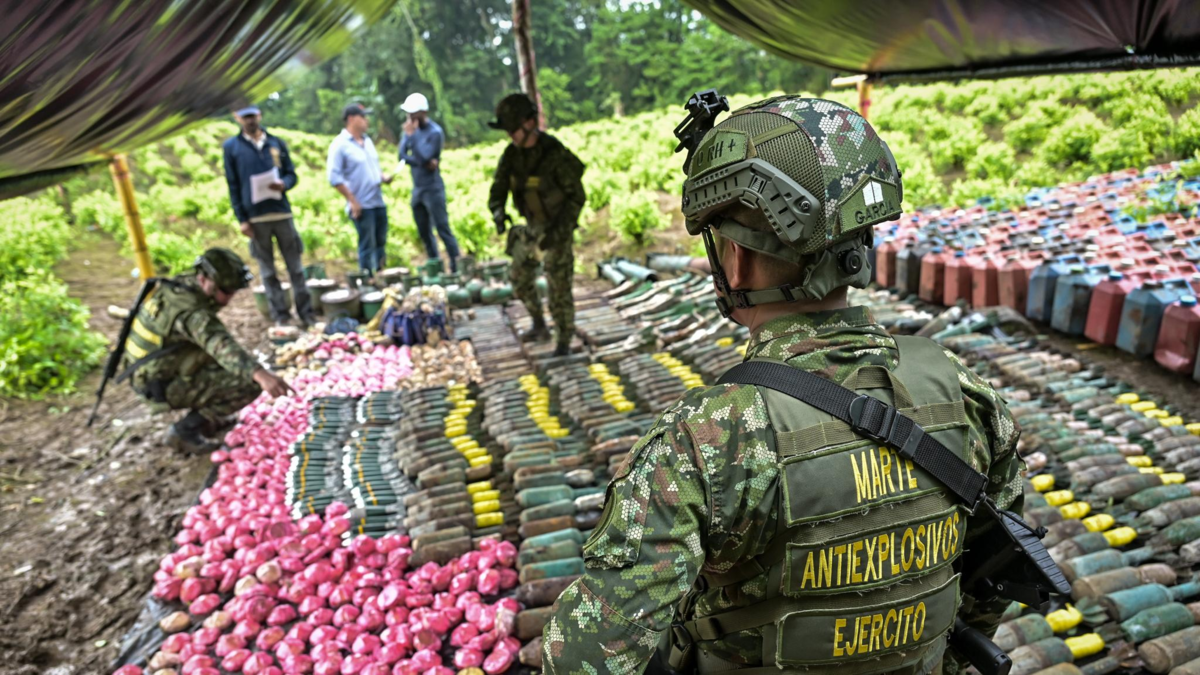 Finalizó la destrucción de 14 toneladas de material de guerra de la ...