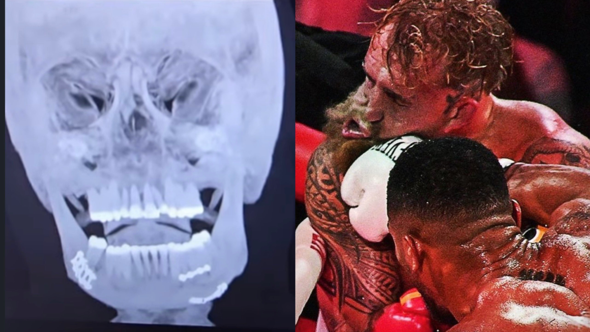 Video del momento en el que Anthony Joshua noquea a Jake Paul y le ...