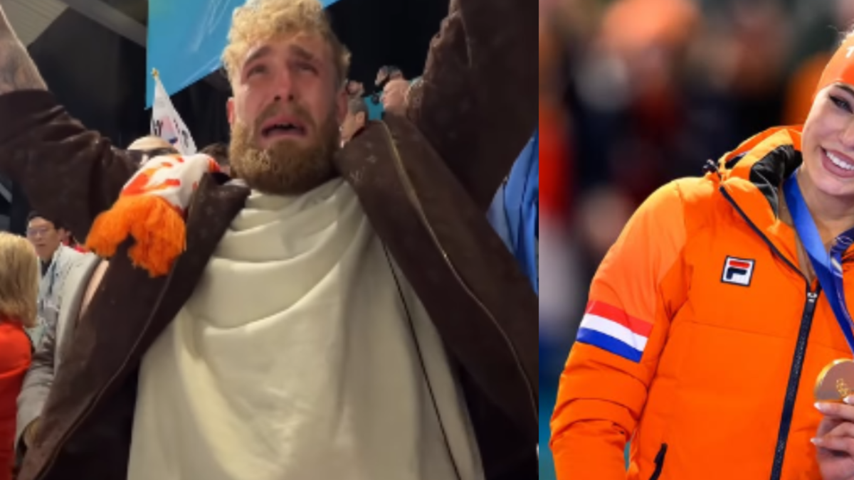 La conmovedora reacción de Jake Paul, el novio de la patinadora Jutta ...