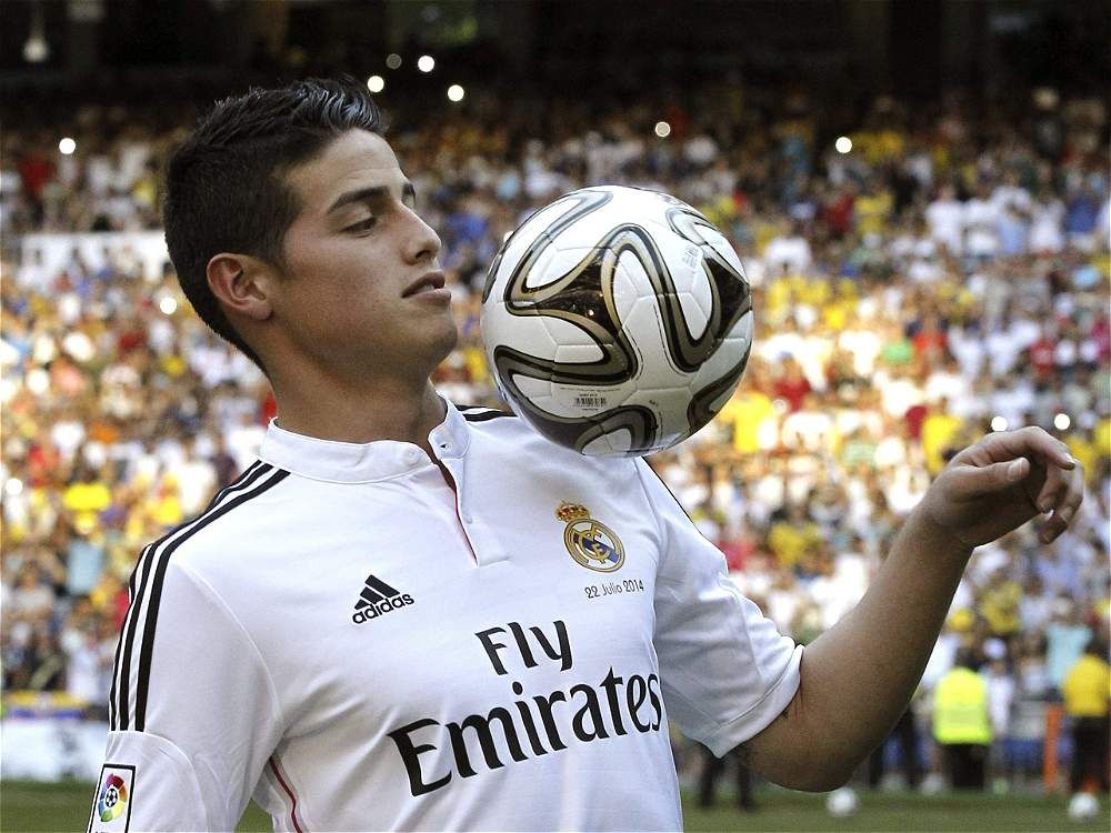 Seis años de la llegada de James Rodríguez al Real Madrid en 2014