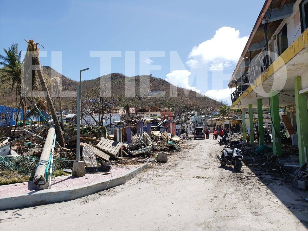 Huracán Iota: la destrucción total que hay en Providencia en imágenes