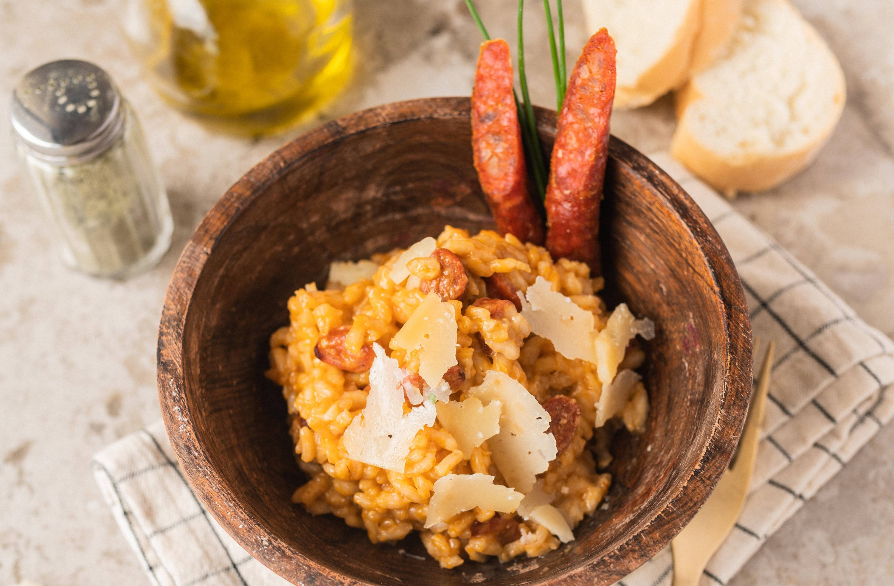 Recetas fáciles: Disfrute del sabor de la chistorra en este risotto