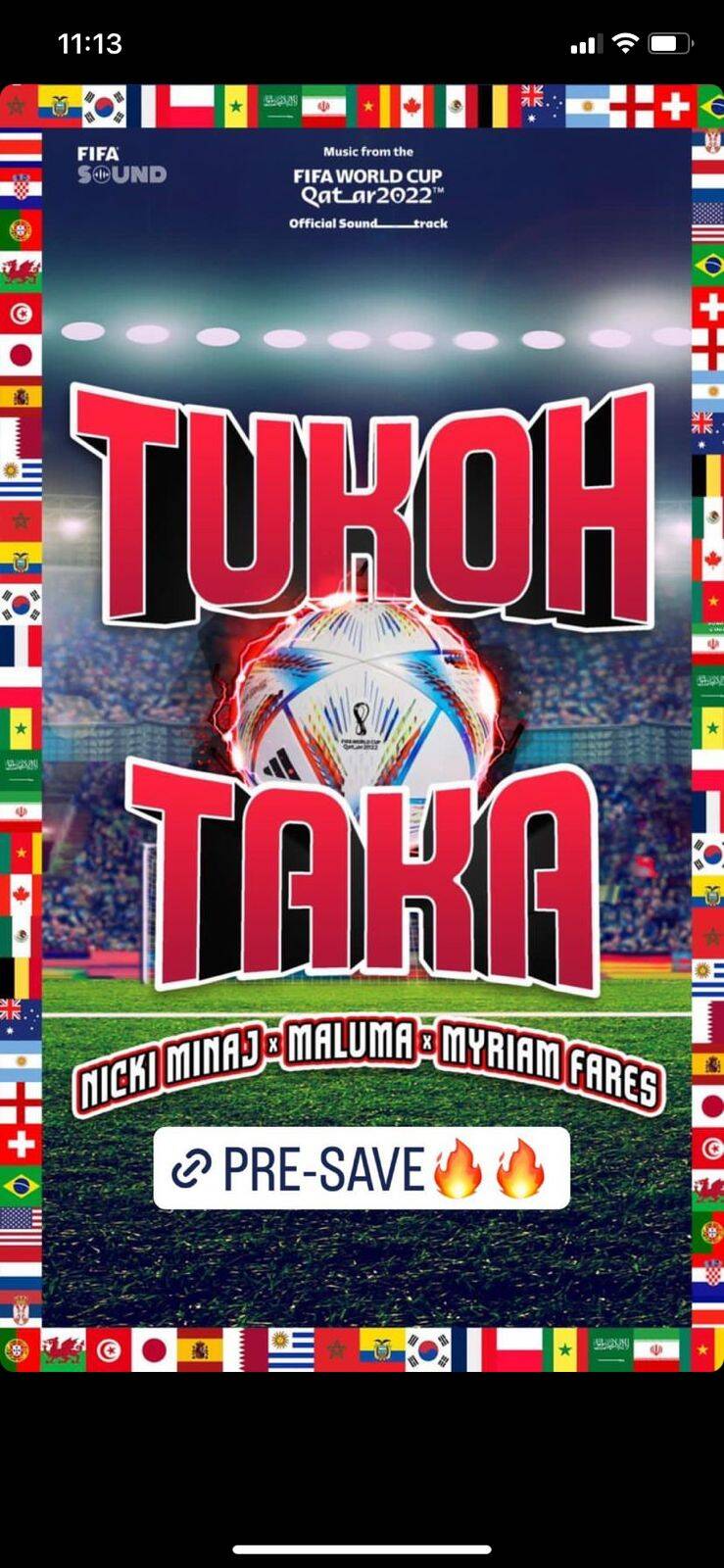 Maluma: escuche la canción oficial del Mundial de Qatar 2022, Tukoh Taka