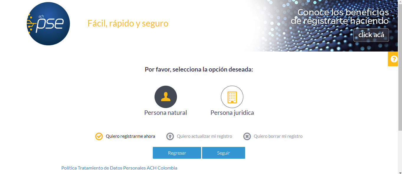 ¿Cómo se puede registrar en PSE?