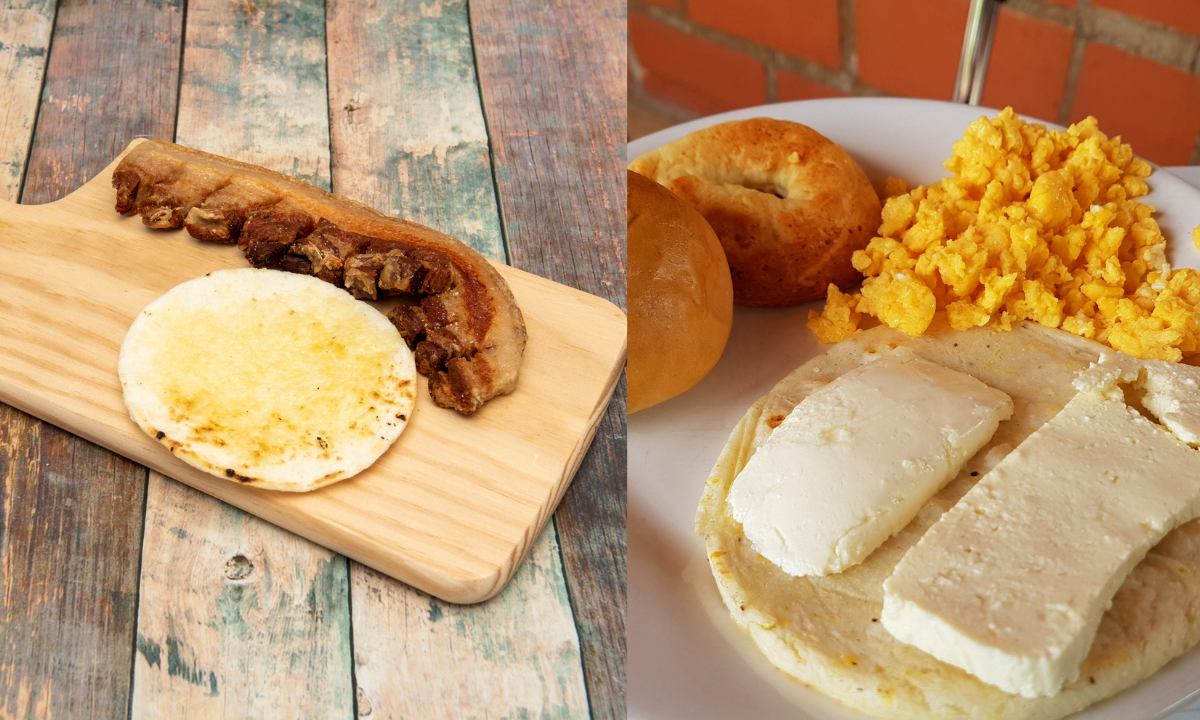Arepa paisa: recetas fáciles para preparar arepa paisa con toppings