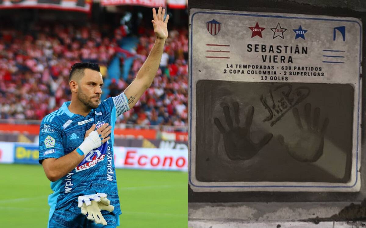 Sebastián Viera: el homenaje que le brindaron en su despedida del Junior