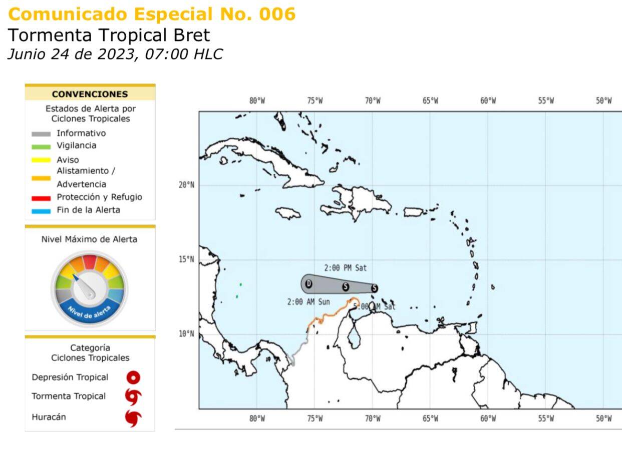 Bret: así se prepara Colombia por el paso de tormenta tropical