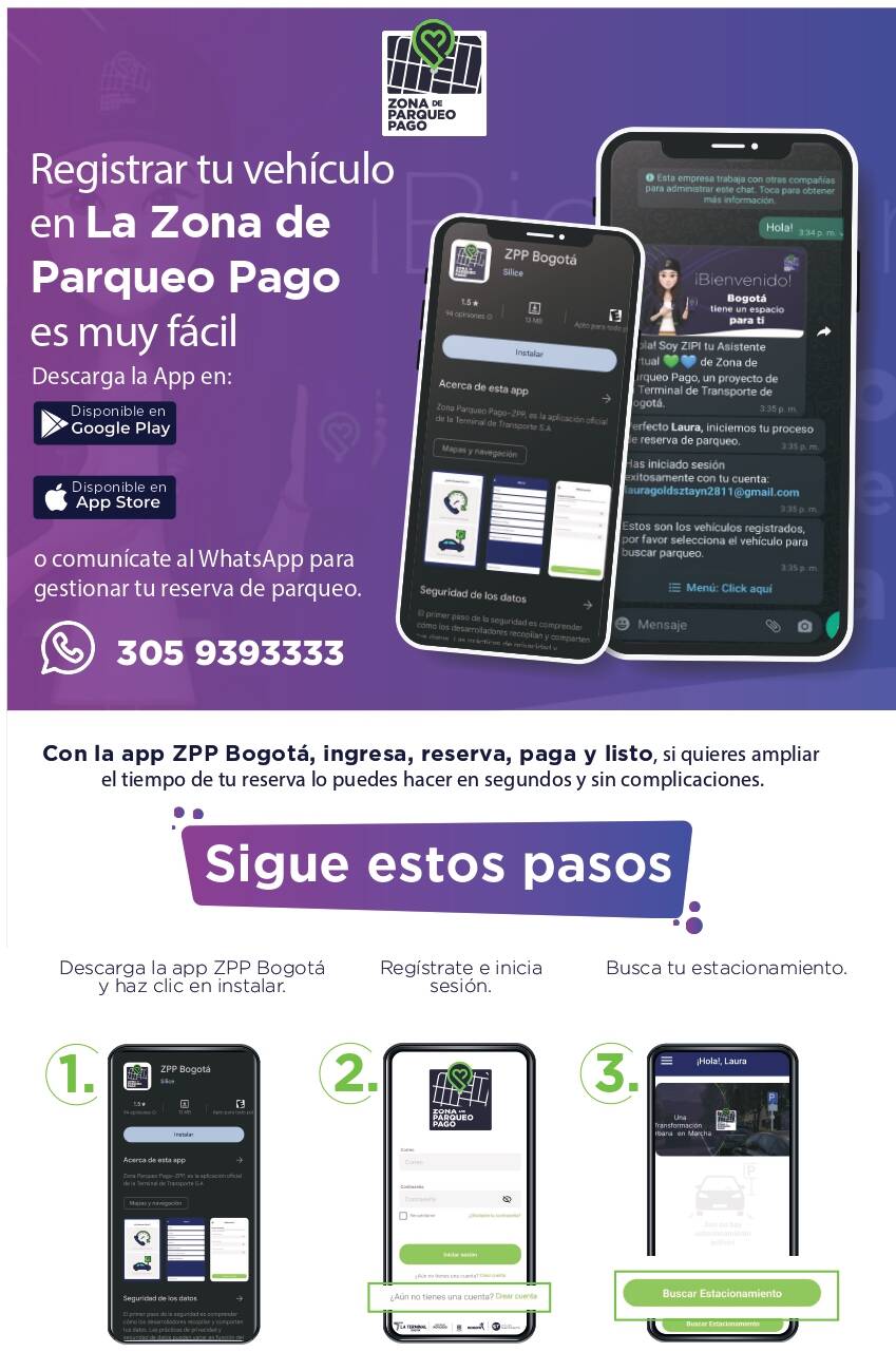 Zona de parqueo pago en Bogotá: ¿Cómo se utilizan realmente?