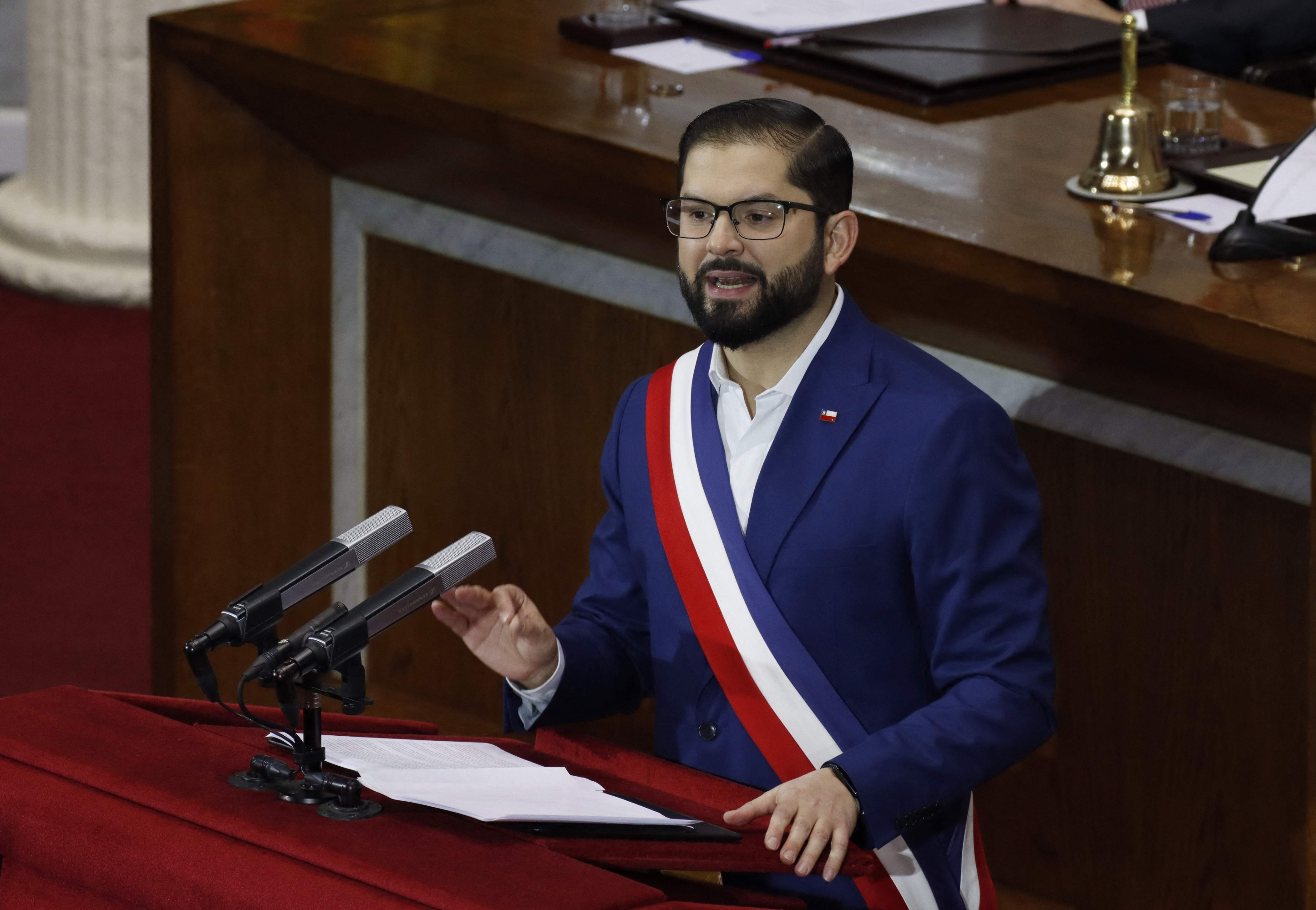 Gabriel Boric, presidente de Chile, sorprendido de que haya países en ...