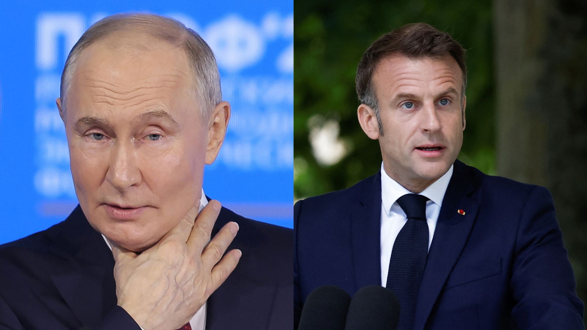 Vladimir Putin y Emmanuel Macron conversan por primera vez en casi tres ...