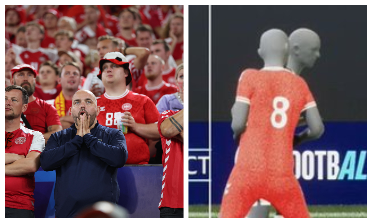 Estalla controversia en la Eurocopa por gol anulado a Dinamarca contra ...