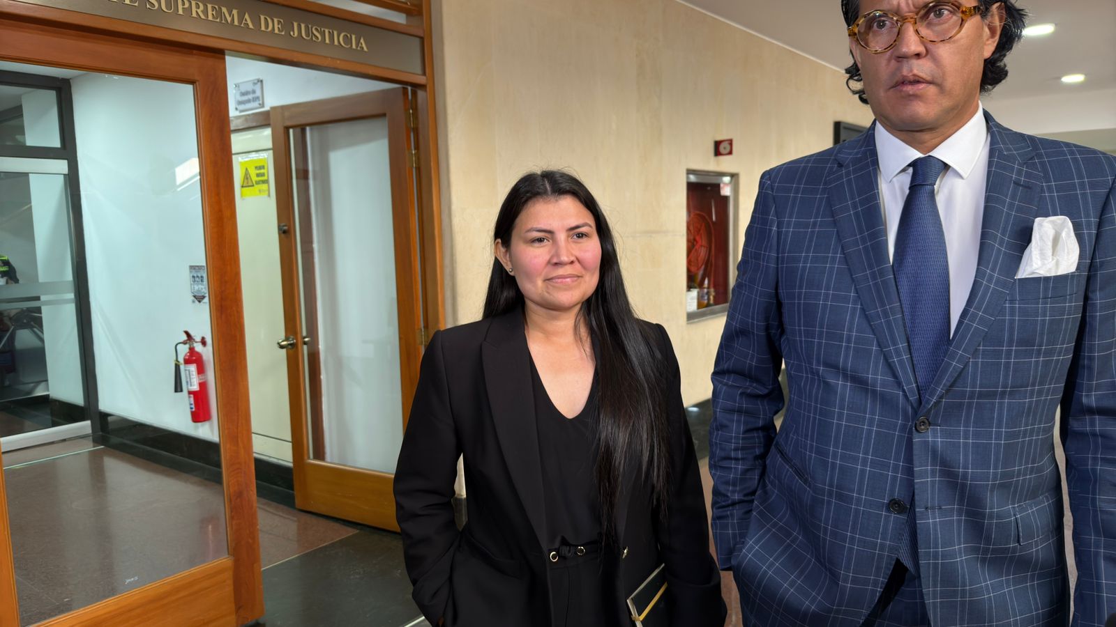Karen Manrique está en las instalaciones de Dijín, en Bogotá, por ...