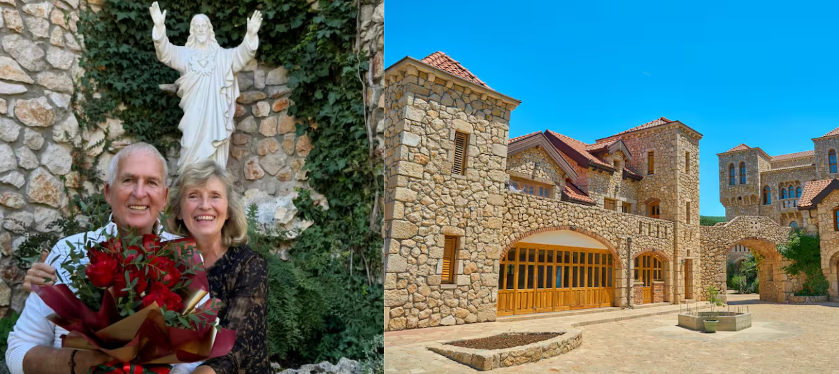 La historia de la pareja que dejó todo y se mudó a un castillo en ...