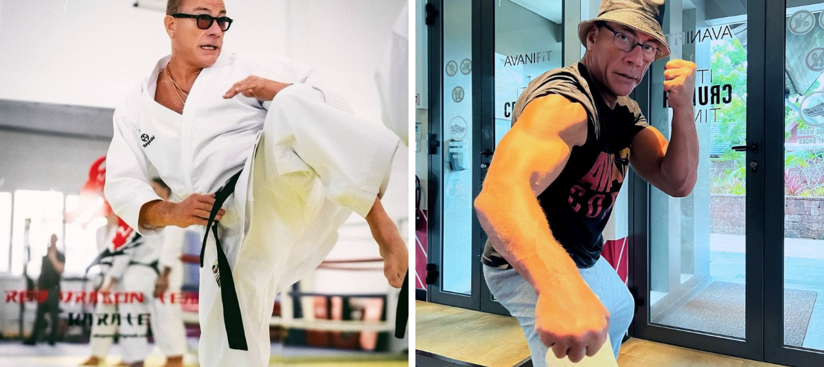 Jean-Claude Van Damme, impresionante físico del actor a los 64 años