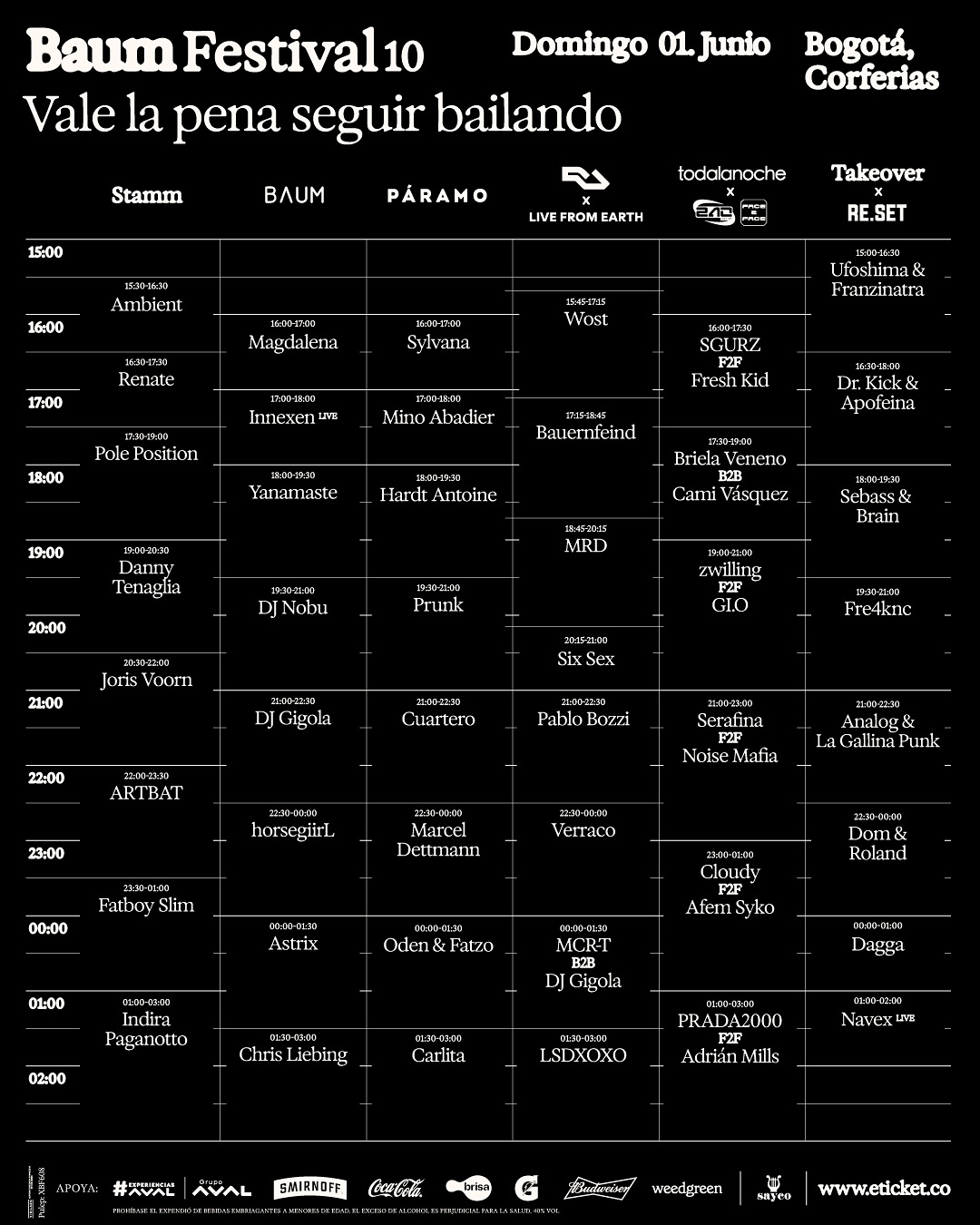 Baum Festival celebra su décima edición en Bogotá: este es el cartel de ...