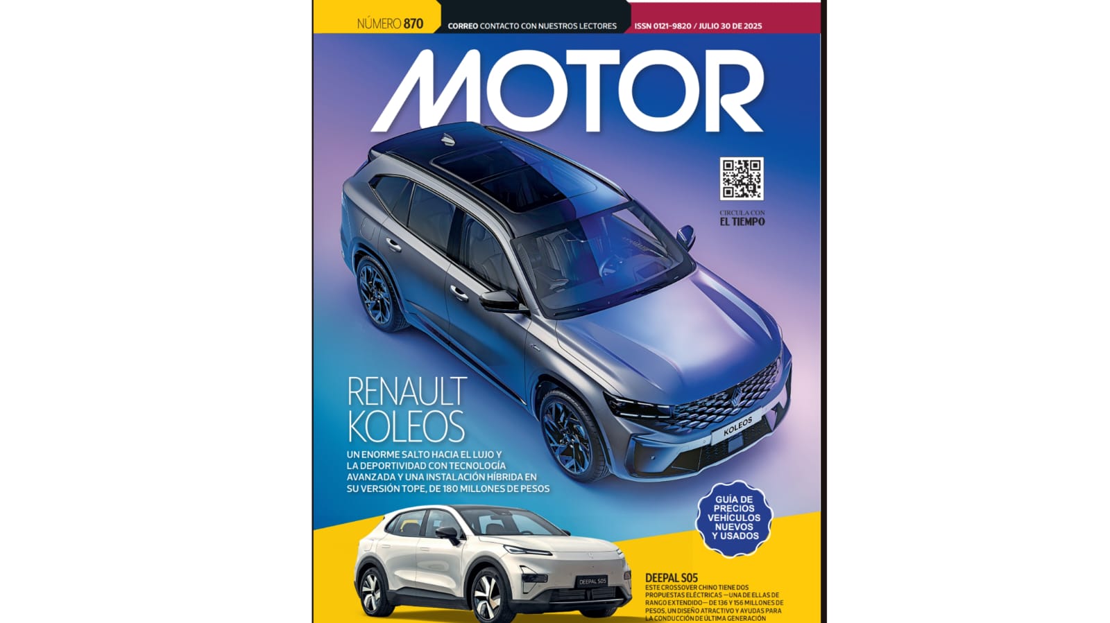 Hoy 30 de julio circula la Revista Motor: Renault Koleos híbrida lidera ...