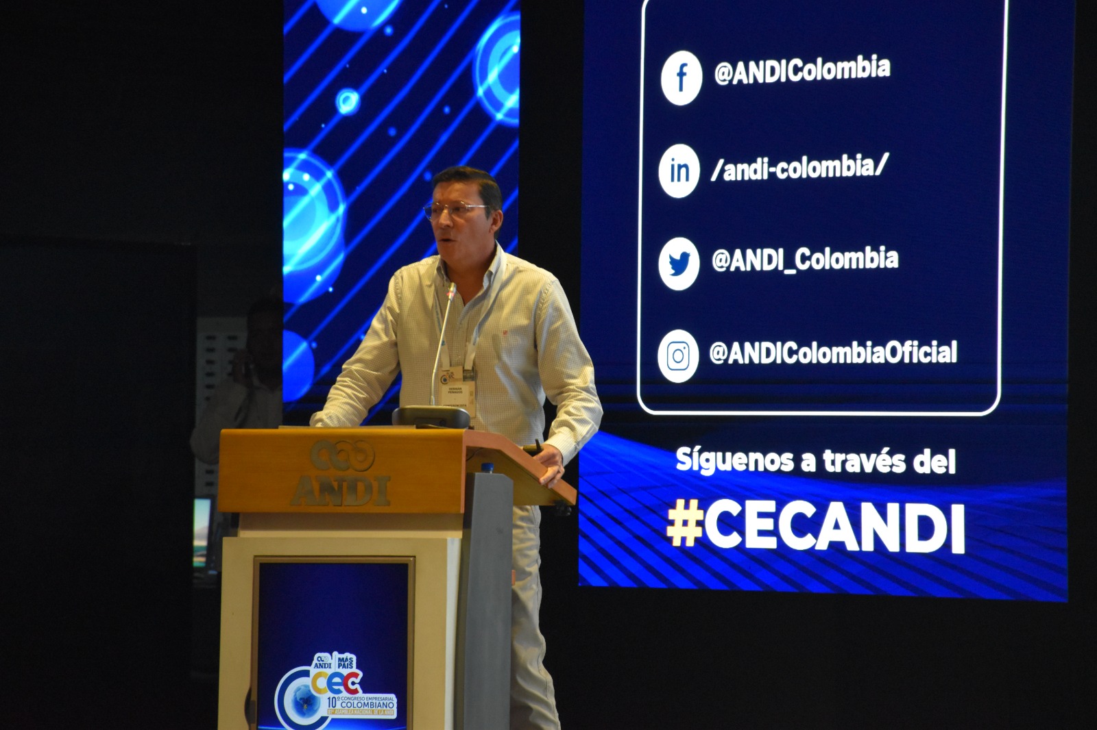 Ante empresarios de la ANDI reunidos en Cartagena, el Registrador Nacional presentó el plan para ...