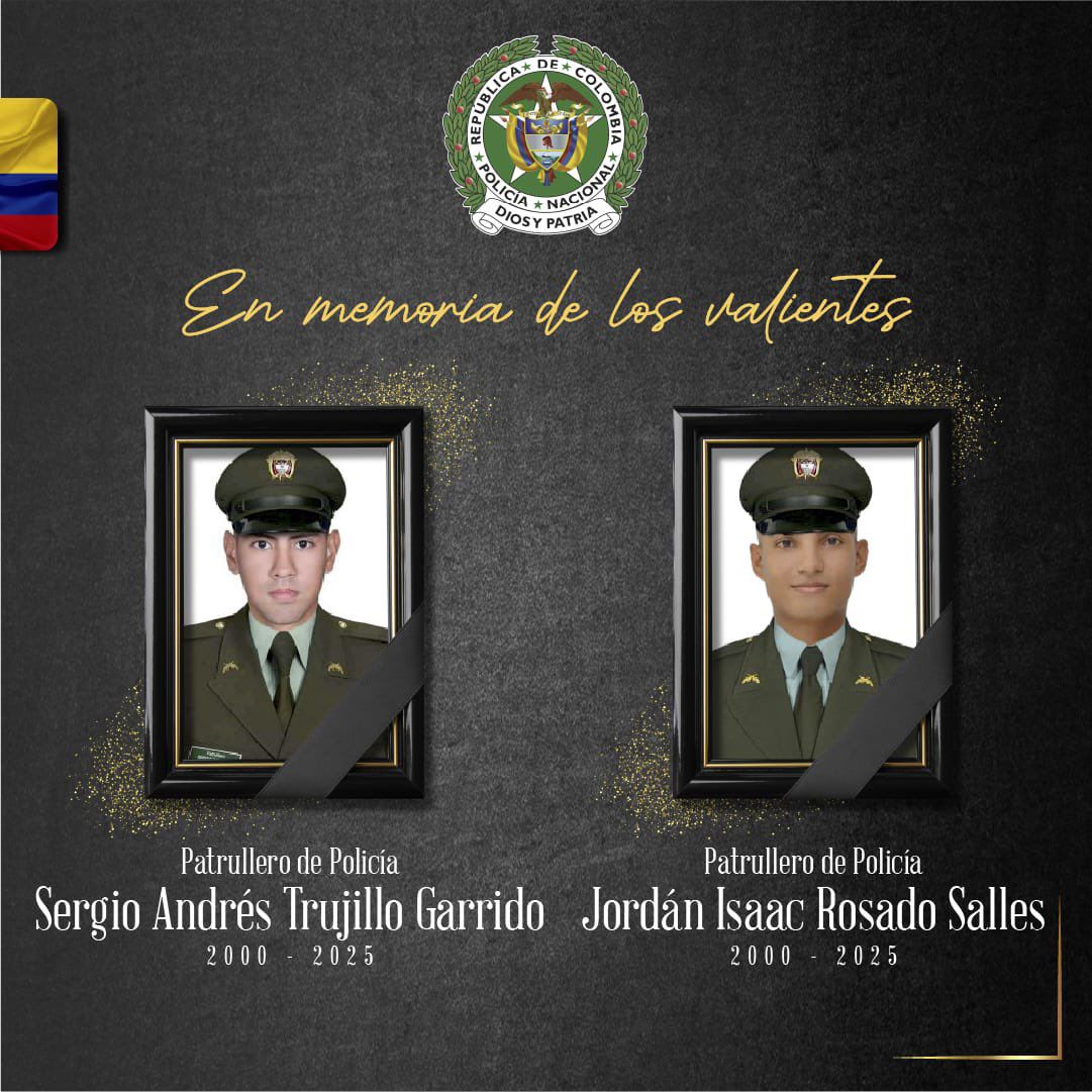 Ellos eran los patrulleros de la Policía Nacional que fueron asesinados ...