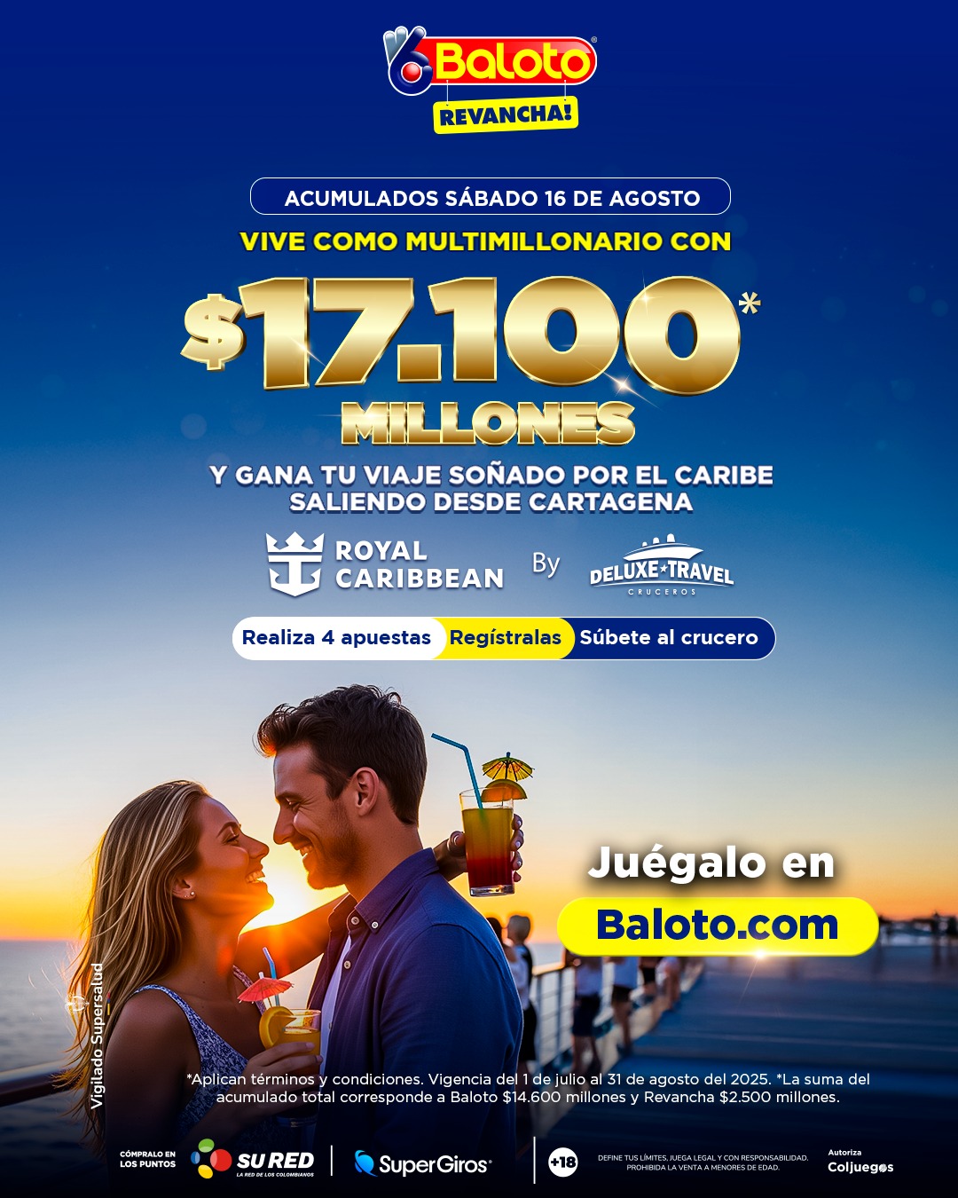 Baloto y Baloto Revancha, conozca aquí los resultados del último sorteo del sábado 16 de agosto ...