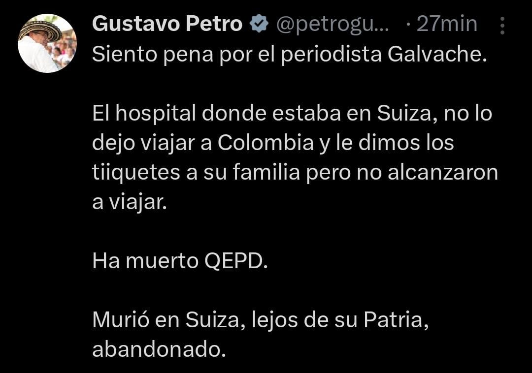 Falleció en Suiza el periodista Fredy Calvache tras una larga lucha ...