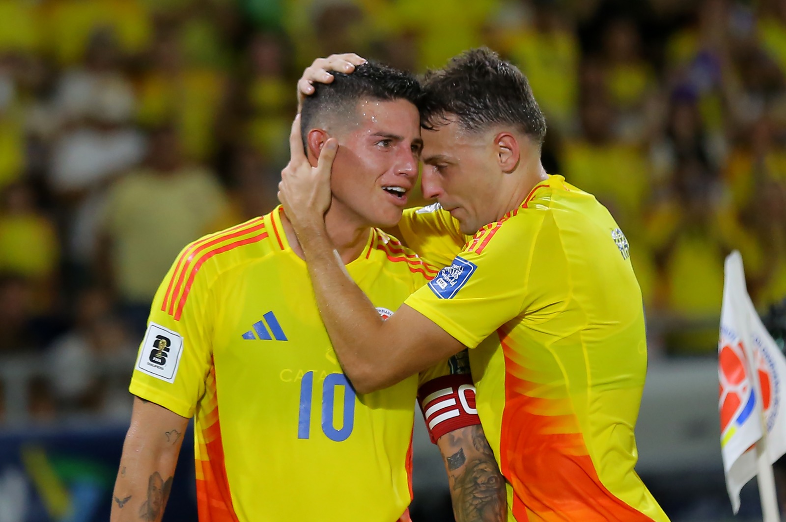 Así reaccionó James Rodríguez tras la clasificación de la Selección ...