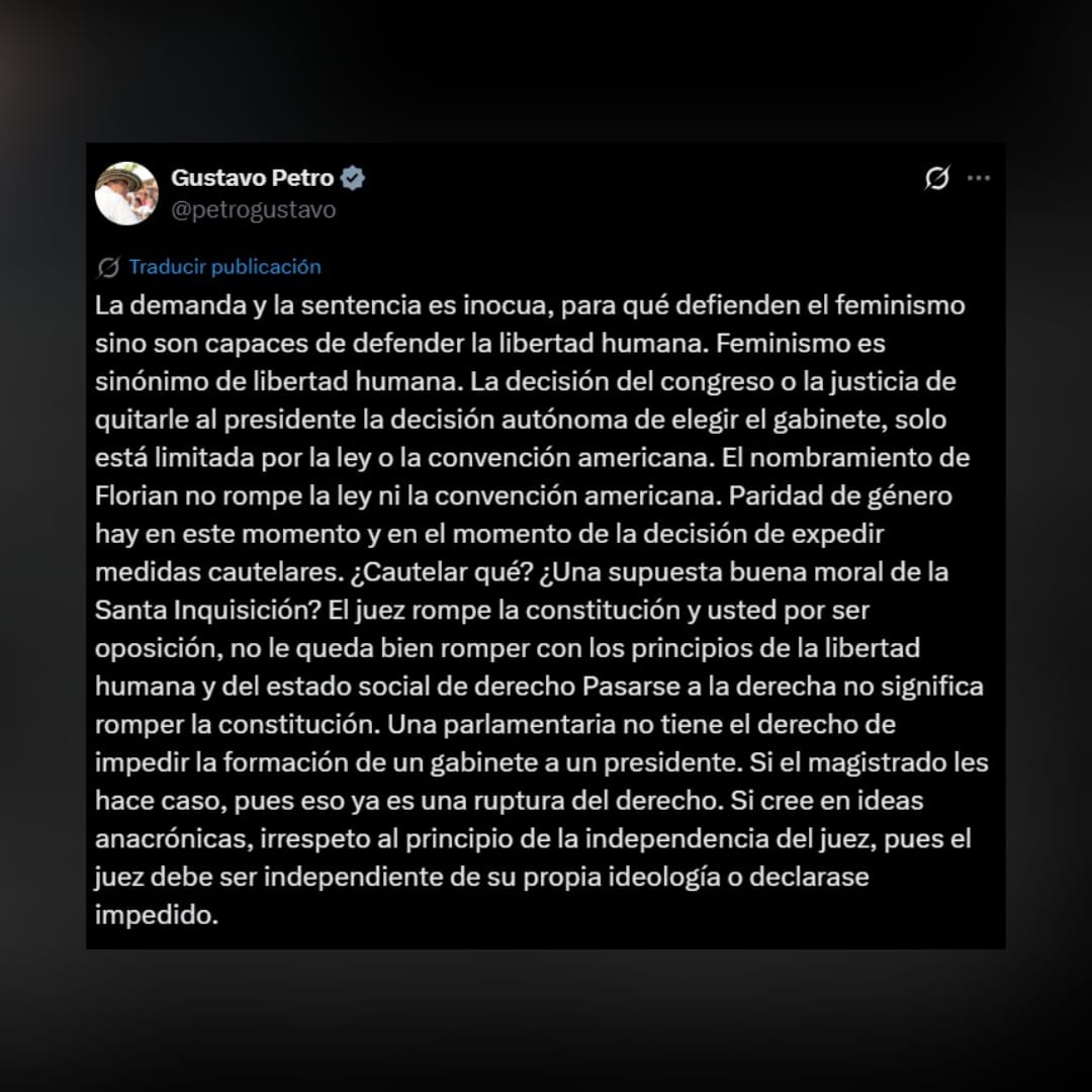 La discusión entre el presidente Gustavo Petro y Jennifer Pedraza tras ...