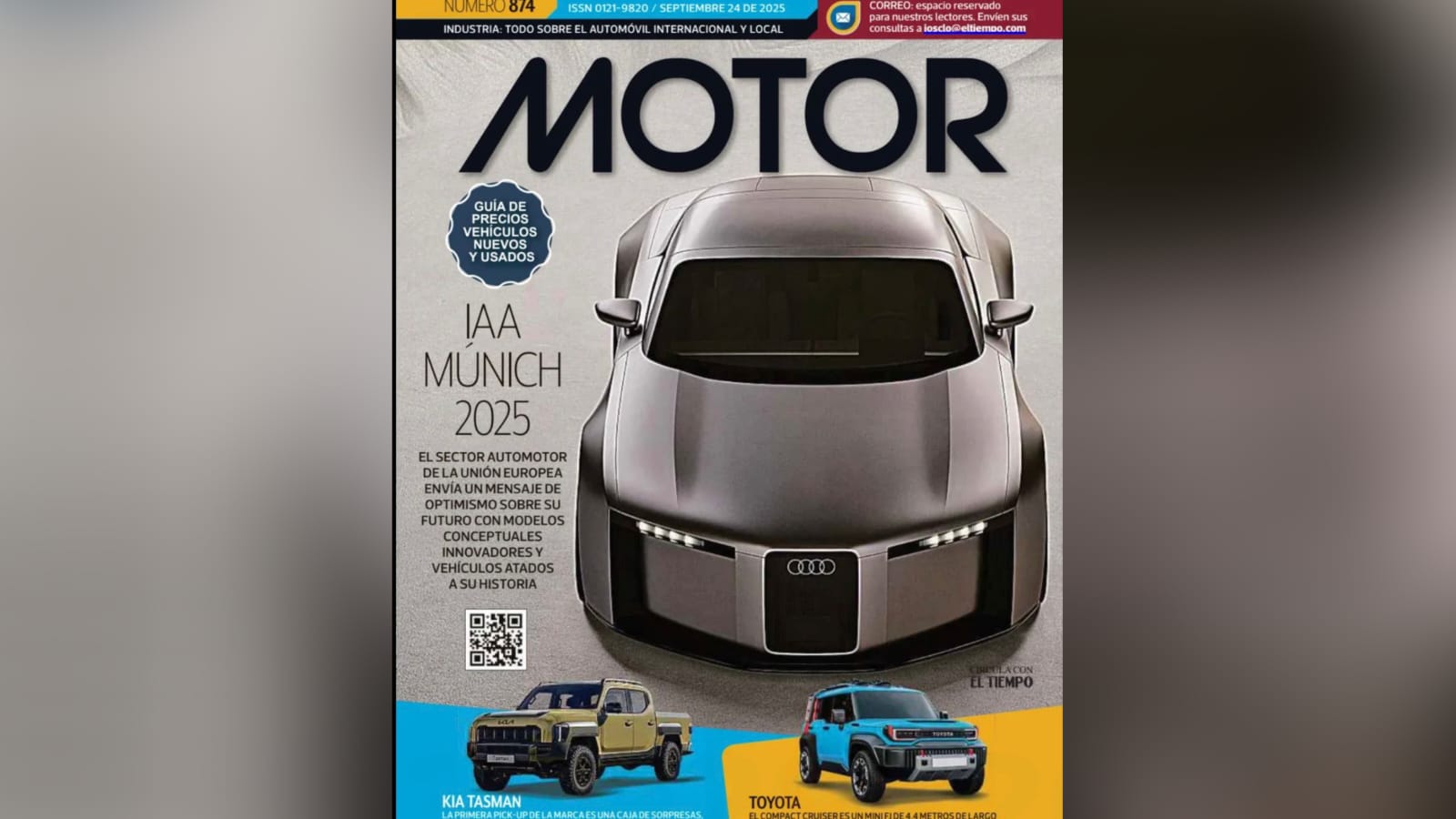 Hoy 24 de septiembre circula la Revista Motor: novedades del Salón de ...