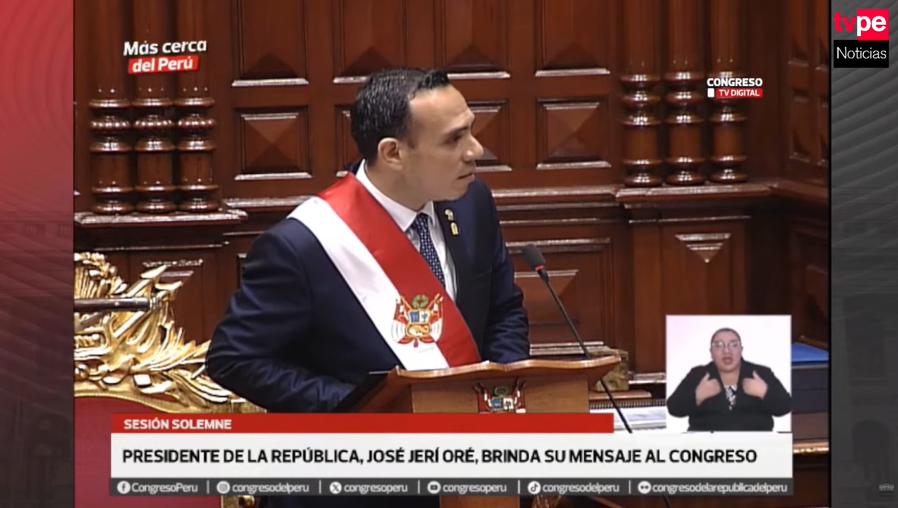 El nuevo presidente de Perú, José Jerí, convoca a las Fuerzas Armadas y ...