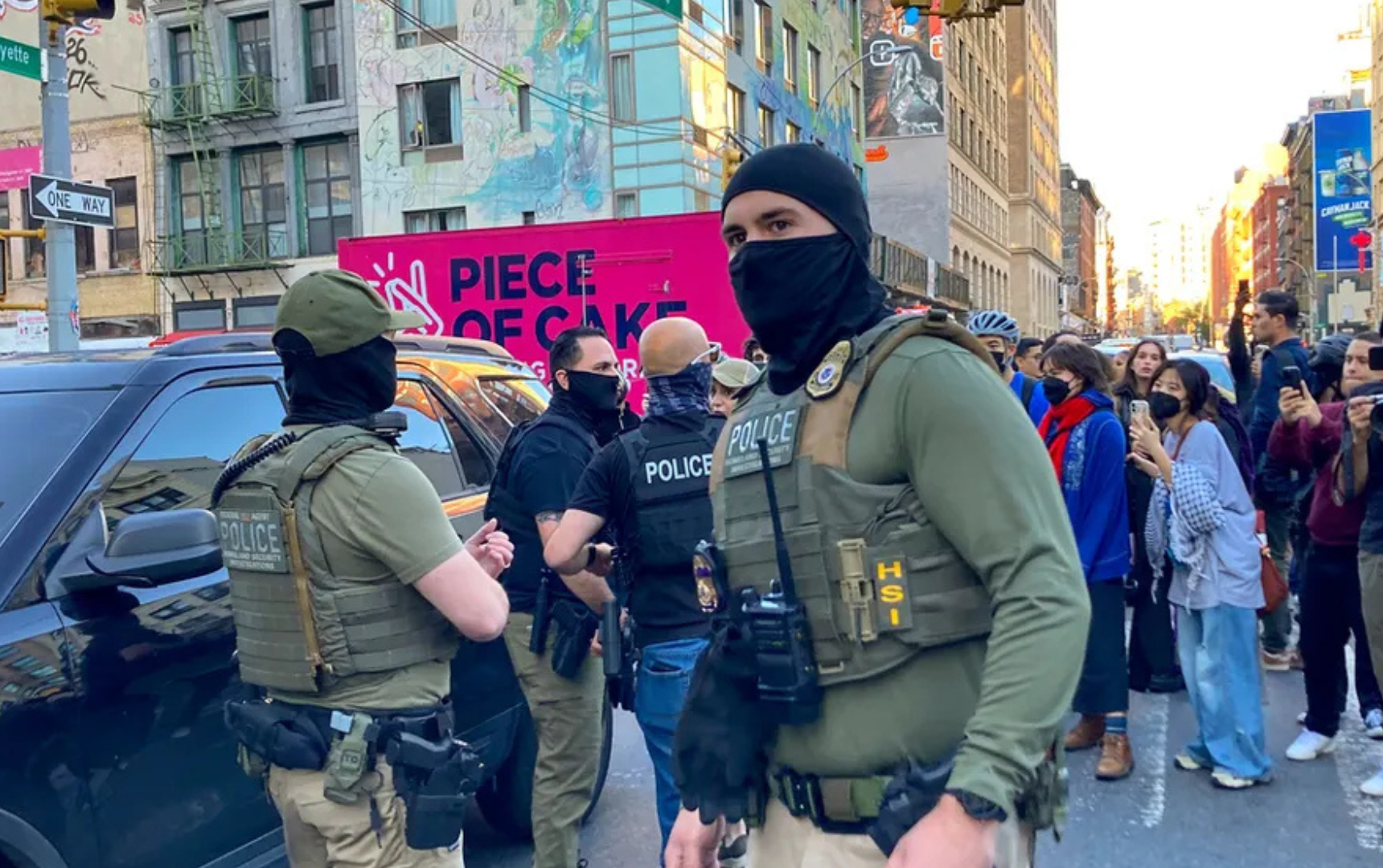 Caos en Manhattan: redadas del ICE paralizaron el tránsito y provocaron ...