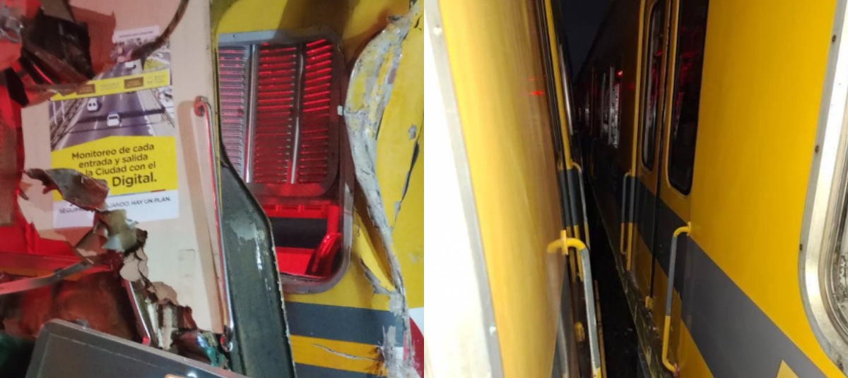 Impactantes imágenes del choque de dos trenes en una estación en ...