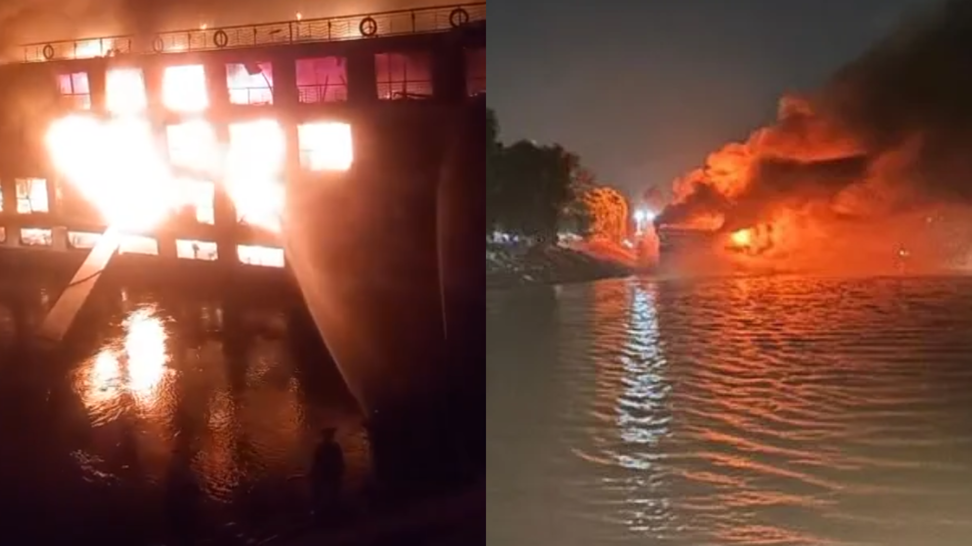 Crucero en el río Nilo se incendió mientras transportaba más de 200 ...