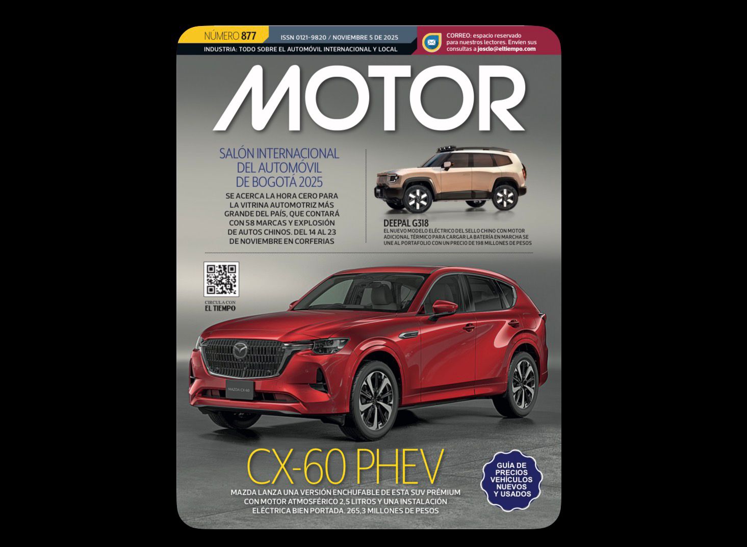 Hoy 5 de noviembre circula la 'Revista Motor': el Salón del Automóvil ...