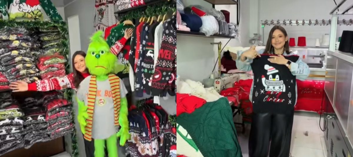Descubren la megafábrica de los sacos navideños en Bogotá: hay de todos los modelos para este ...