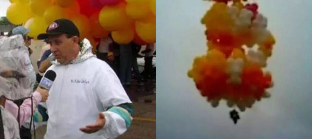 El sacerdote que murió al atarse a 1.000 globos de helio con el fin de ...