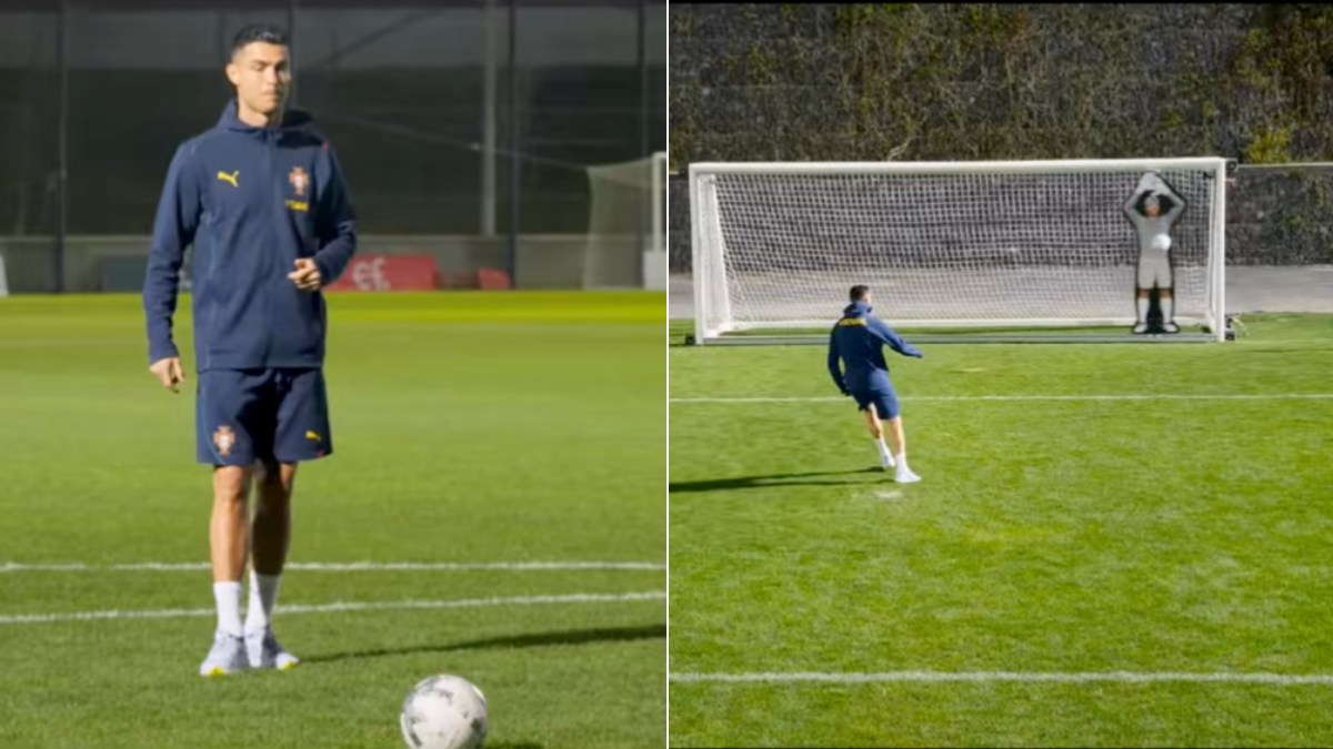 En video: el día que Cristiano Ronaldo se enfrentó contra un robot ...
