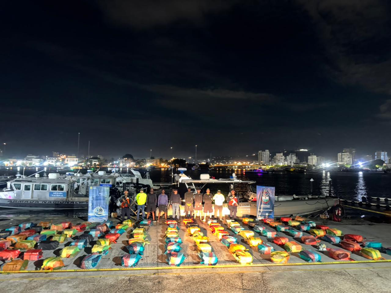 Armada incauta 2,6 toneladas de cocaína que iba a Centroamérica