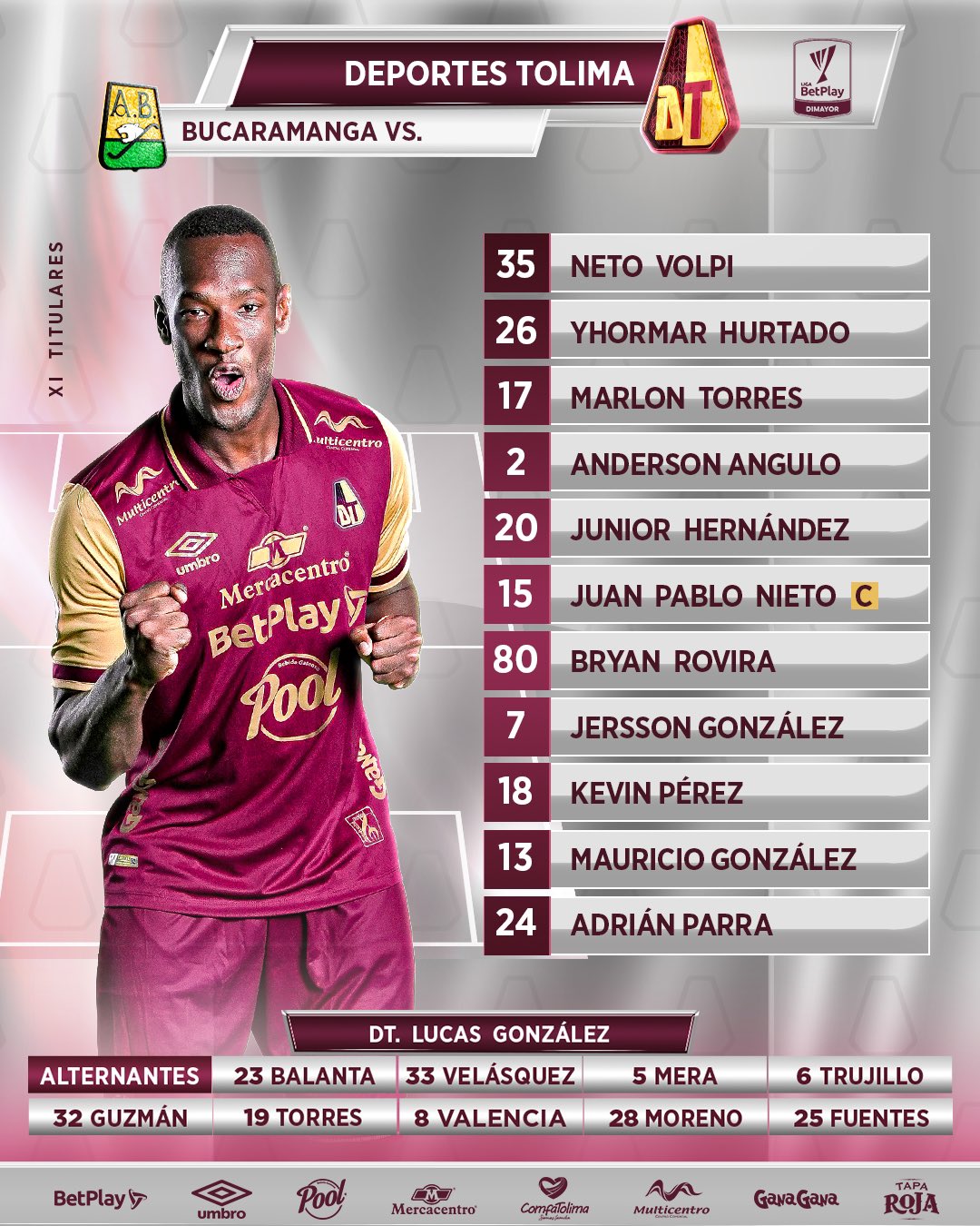 Bucaramanga vs. Tolima EN VIVO cuadrangulares Liga BetPlay minuto a minuto