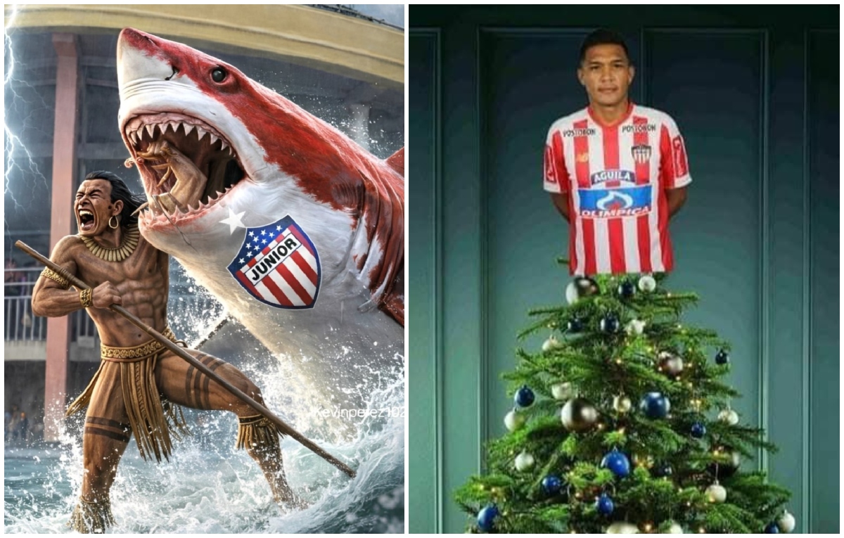 Los mejores memes de la goleada 4-0 del Junior al Tolima en la final de ...