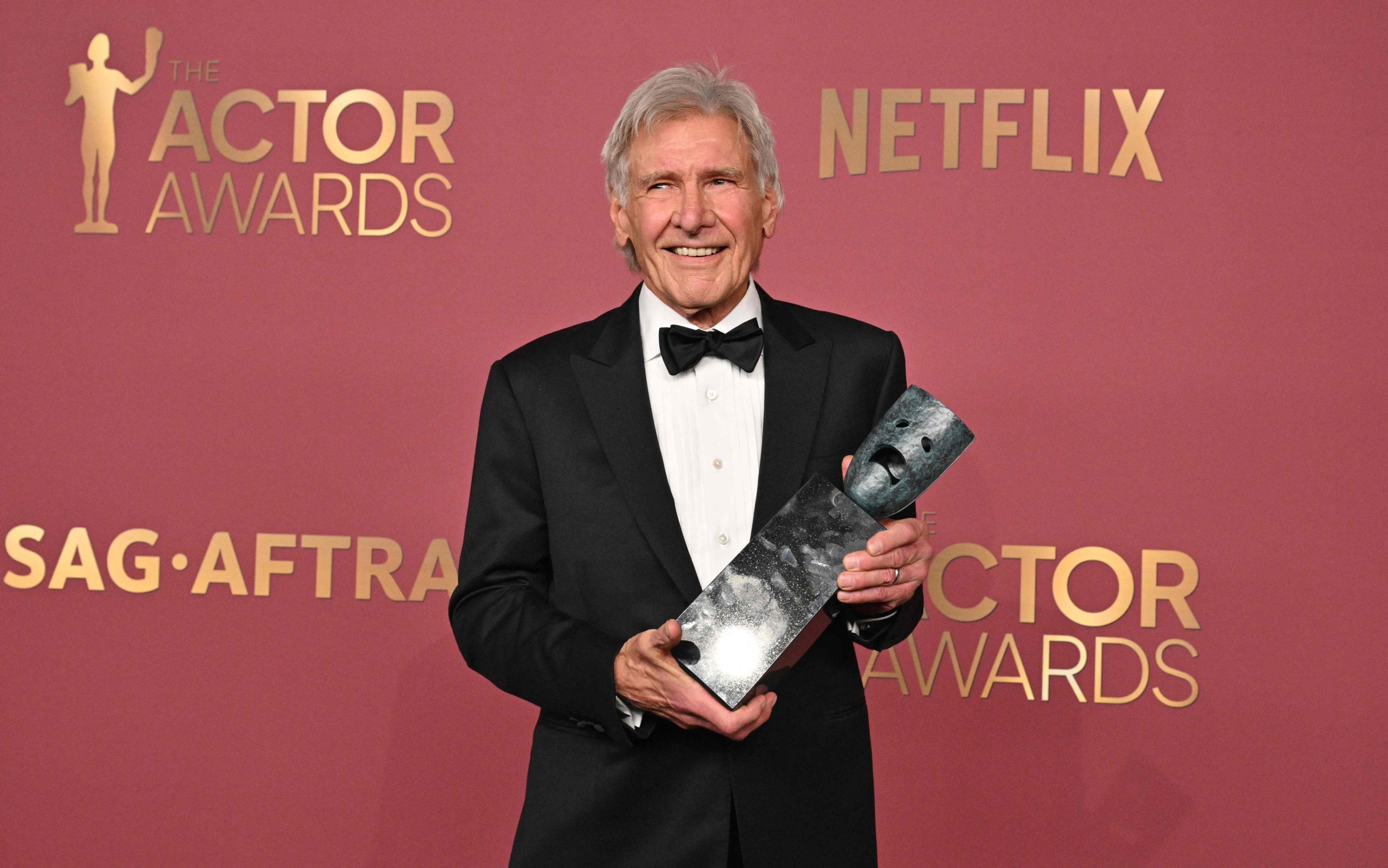 Este fue el emotivo discurso de Harrison Ford en los Actor Awards 2026