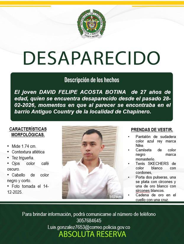 Nueva hipótesis de la desaparición de David Acosta tras salir de casino ...