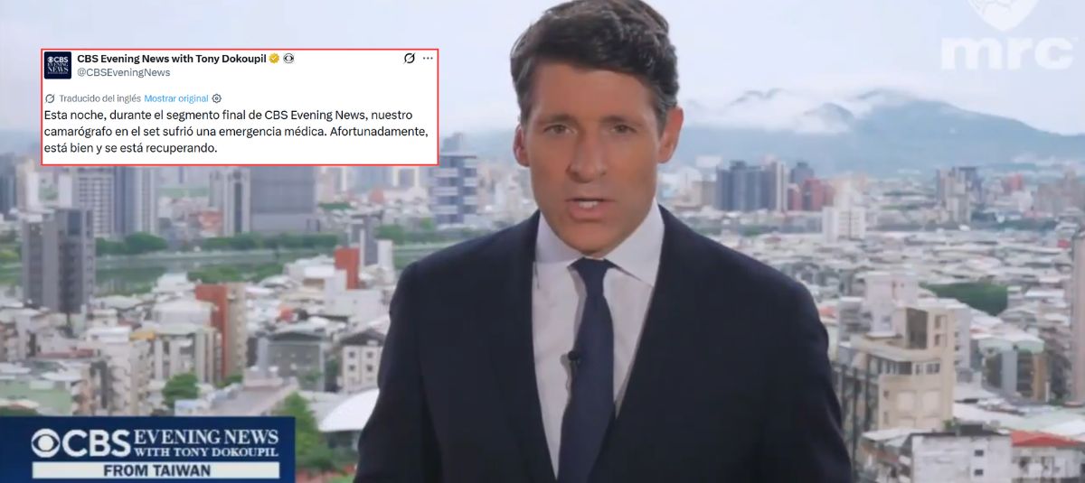 Camarógrafo de CBS Evening News se desplomó en vivo en cubrimiento de ...