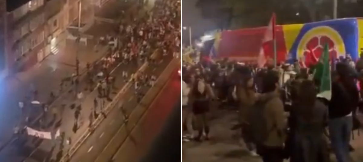 Videos | Marcha en favor de Iván Cepeda detuvo el bus de la Selección ...